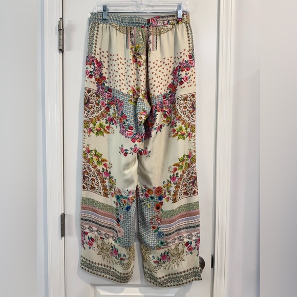 Johnny Was | Pants & Jumpsuits | Johnny Was Cream Wide Leg Pants ...